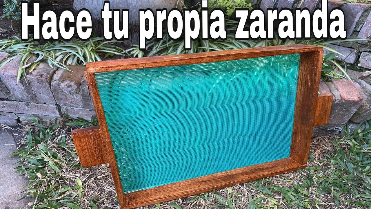 ¿Como hacer zaranda hecha de madera de pallet? - YouTube
