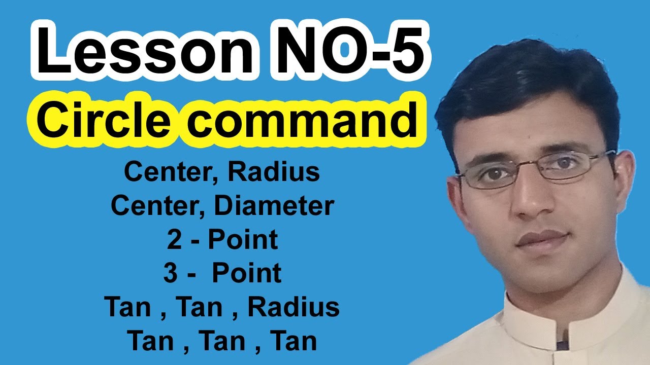 5 Circle Command In AutoCAD Tutorial In Urud SparkCAD Mechanical 5 Circle Command In AutoCAD Tutorial In Urud SparkCAD Mechanical