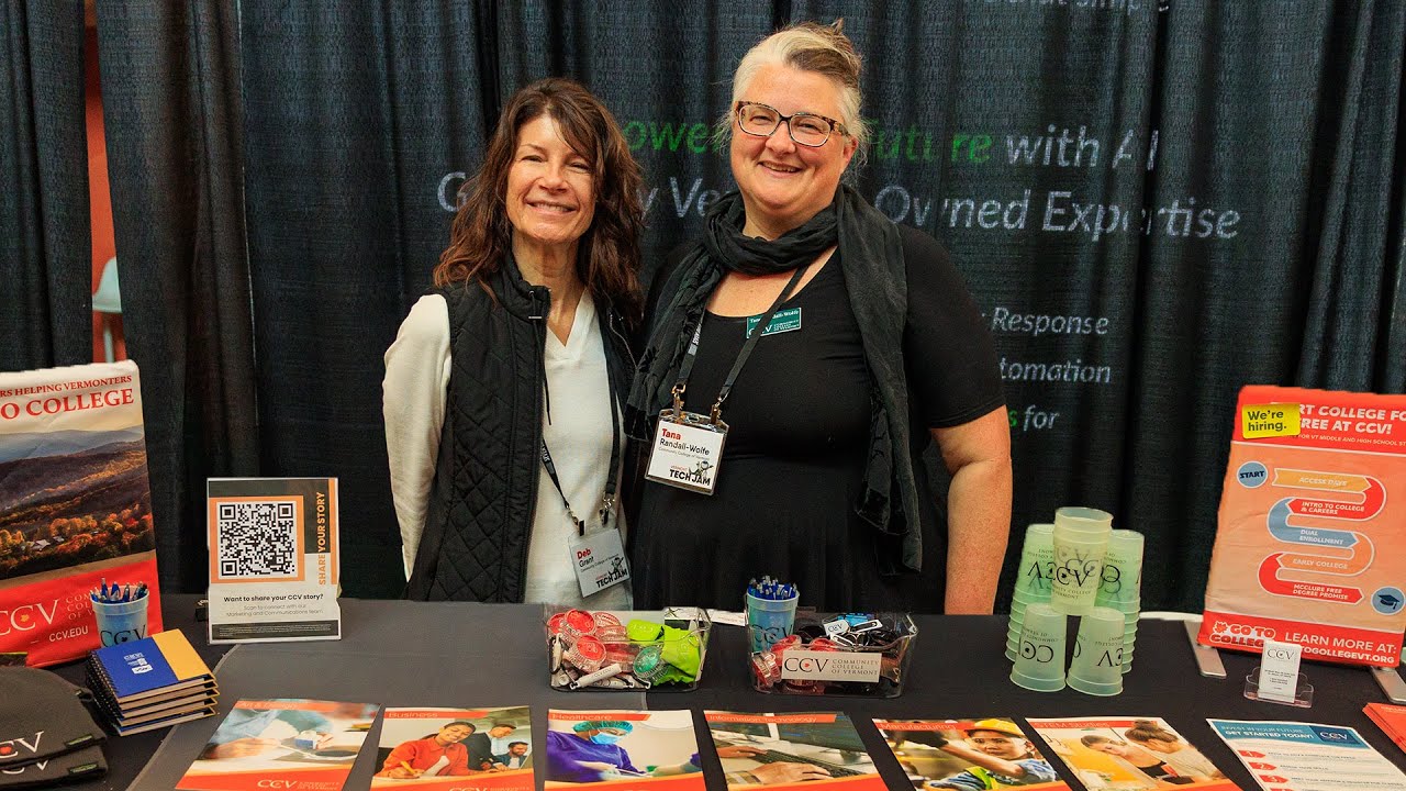 CCV at Vermont Tech Jam: Showcasing IT Programs & Career Pathways - YouTube