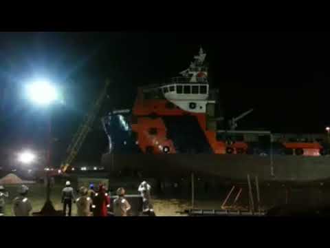 launching kapal PT miclyn expres Offshore Batam mei 2013 - YouTube