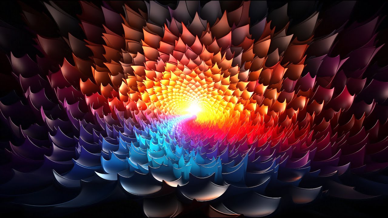 Trippy Fractals Waves Psychedelic Experience LoFi - YouTube