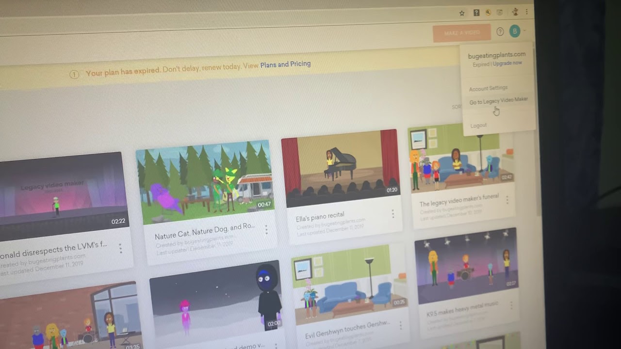 The Legacy Video Maker on Vyond before December 19, 2019 - YouTube