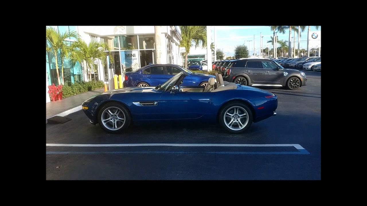 Rare Vintage Blue BMW Z8 - YouTube