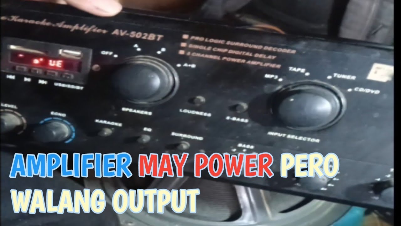 Amplifier 302, with power but no soundsSimple tips to repair - YouTube
