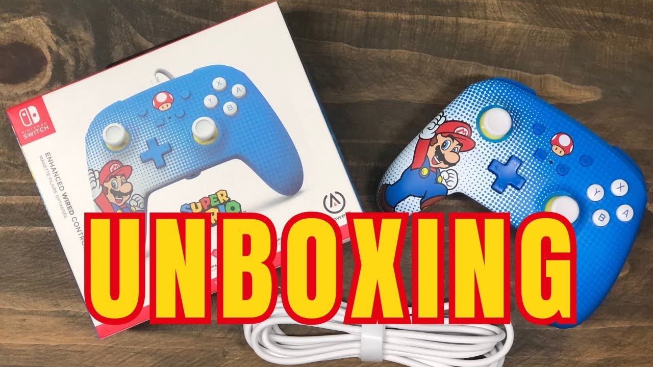 UNBOXING CONTROL PARA NINTENDO SWITCH POWER A - YouTube