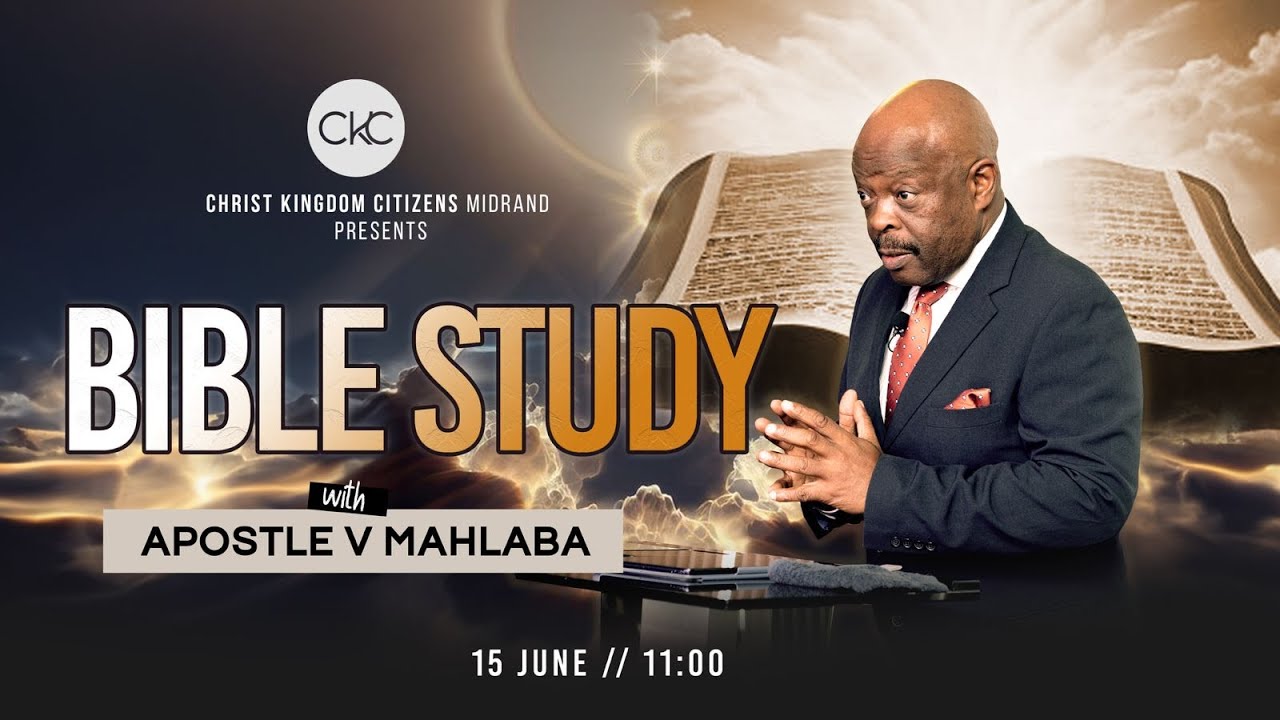 SATURDAY BIBLE STUDY LIVE [15/06/2024] Apostle V Mahlaba - YouTube