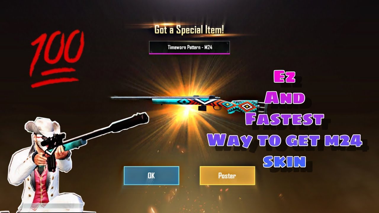 HOW TO GET M24 skin | Fastest and easiest way tutorial - YouTube