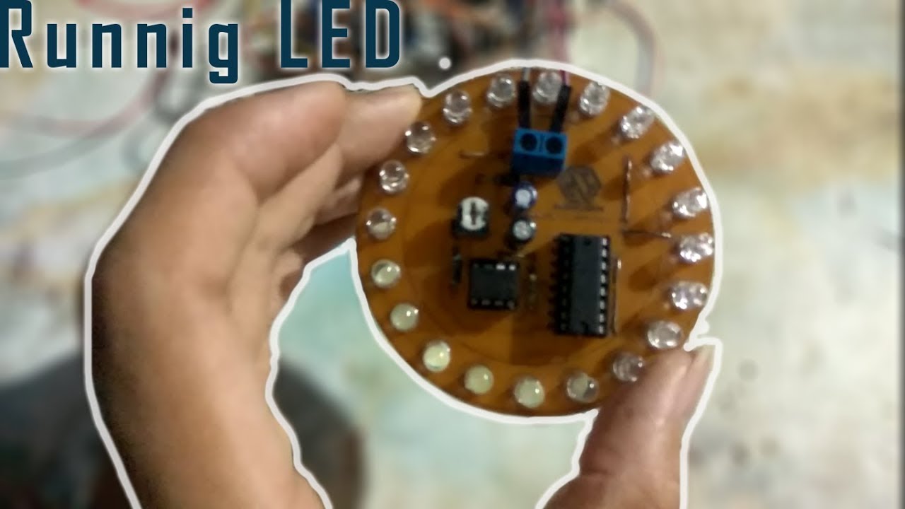 Running LED Dengan IC CMOS 4017 - YouTube