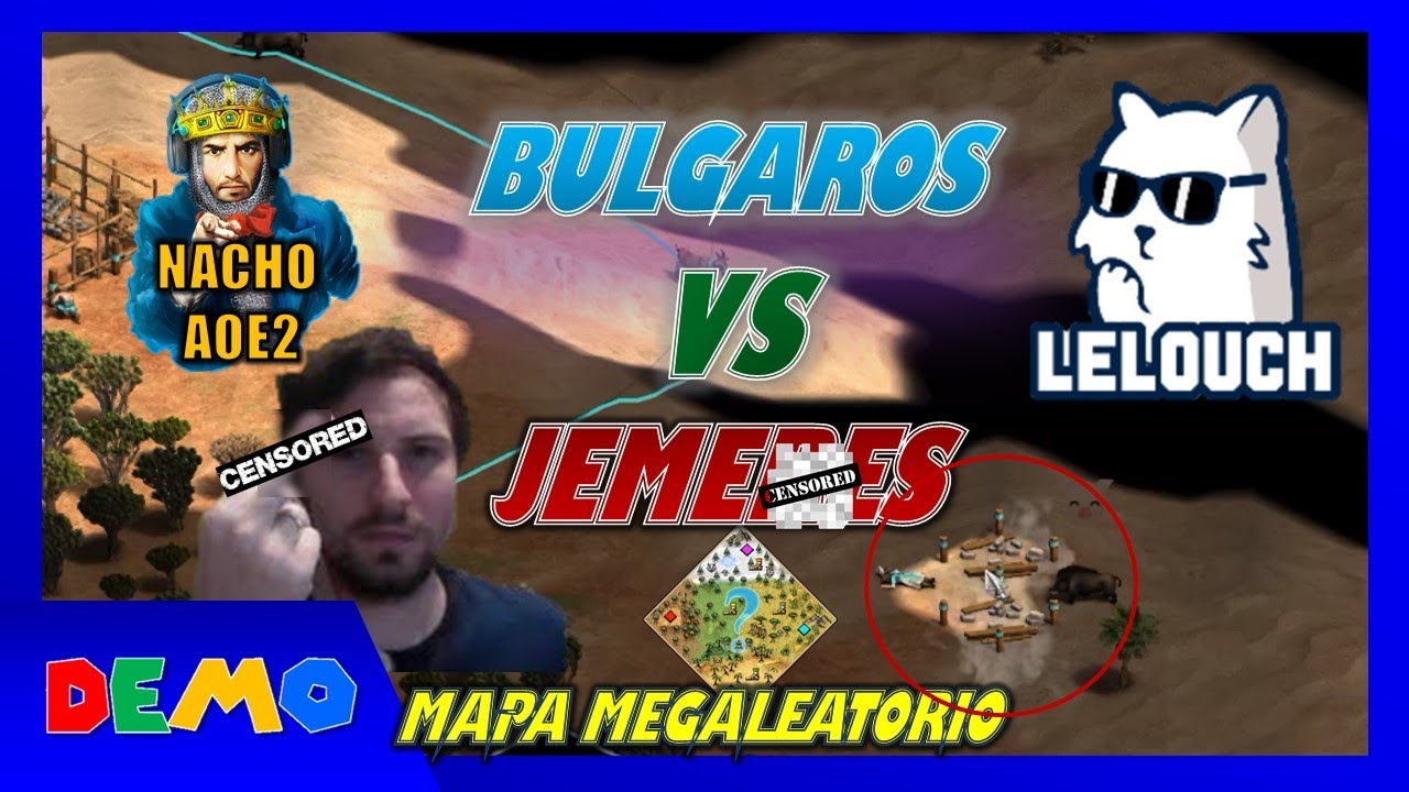ESTA PARTIDA NUNCA LA OLVIDARA NACHO AOE2 vs Lelouch | AoE2 | LanceDM ...