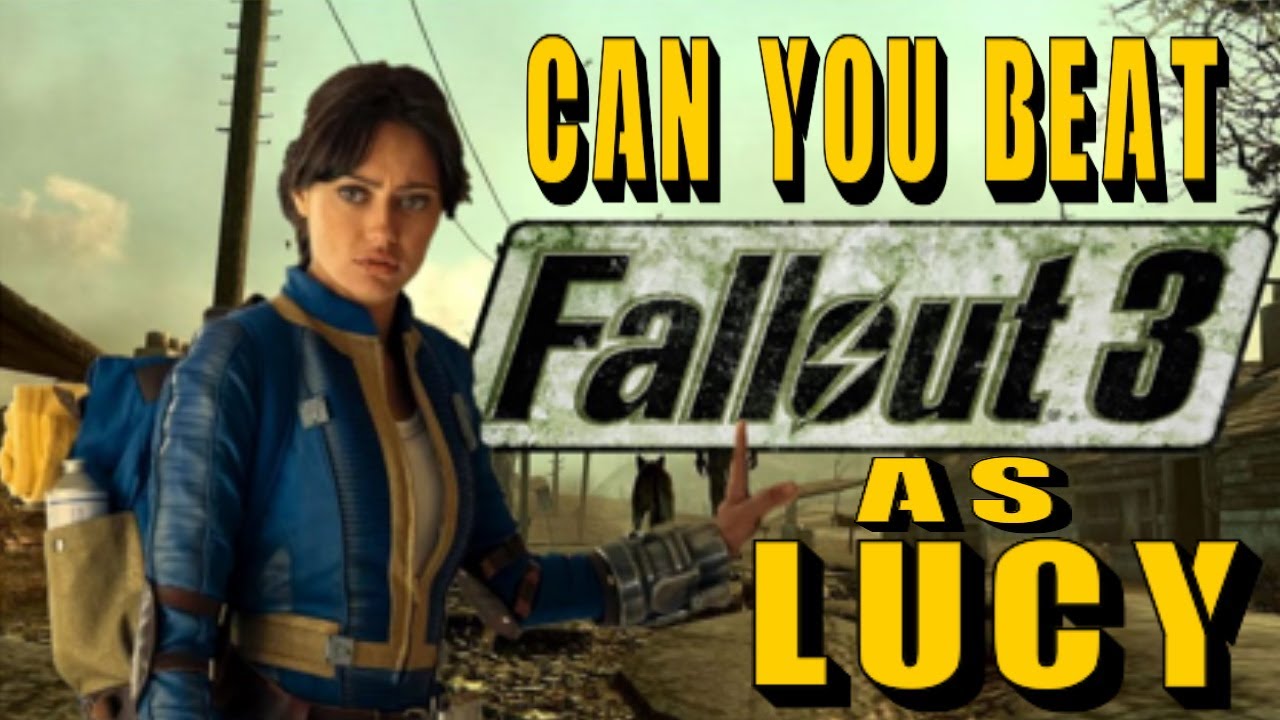 Can You Beat Fallout 3 As Lucy Mclean? - YouTube