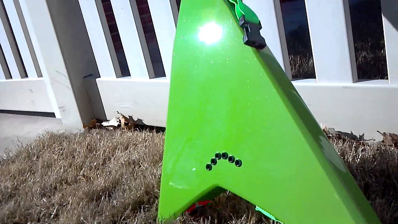 My Jackson Rhoads custom paint - YouTube