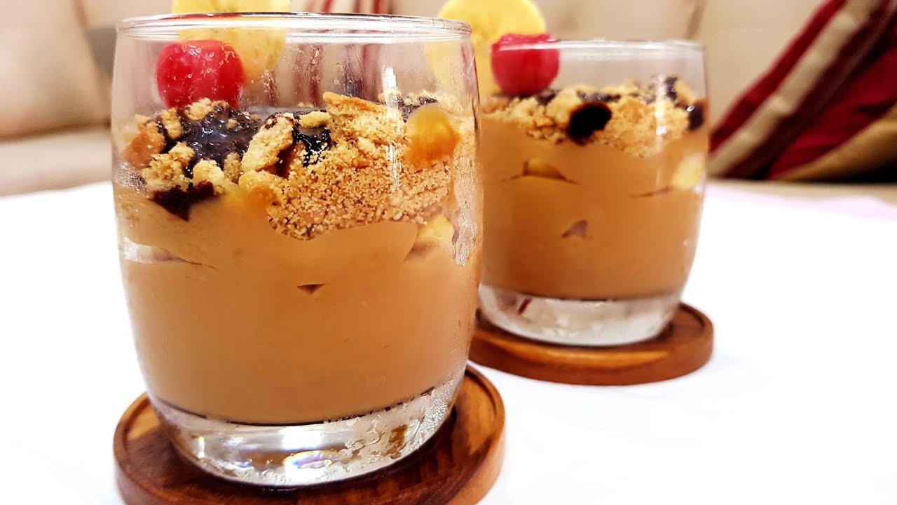 Butterscotch Banana Pudding | No Bake & Eggless | Easy & Quick Dessert ...