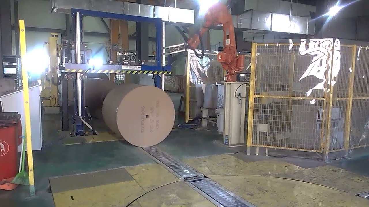 MOSCA KOV-111-C - Fully Automatic Paper Coil Strapping Machine for the ...