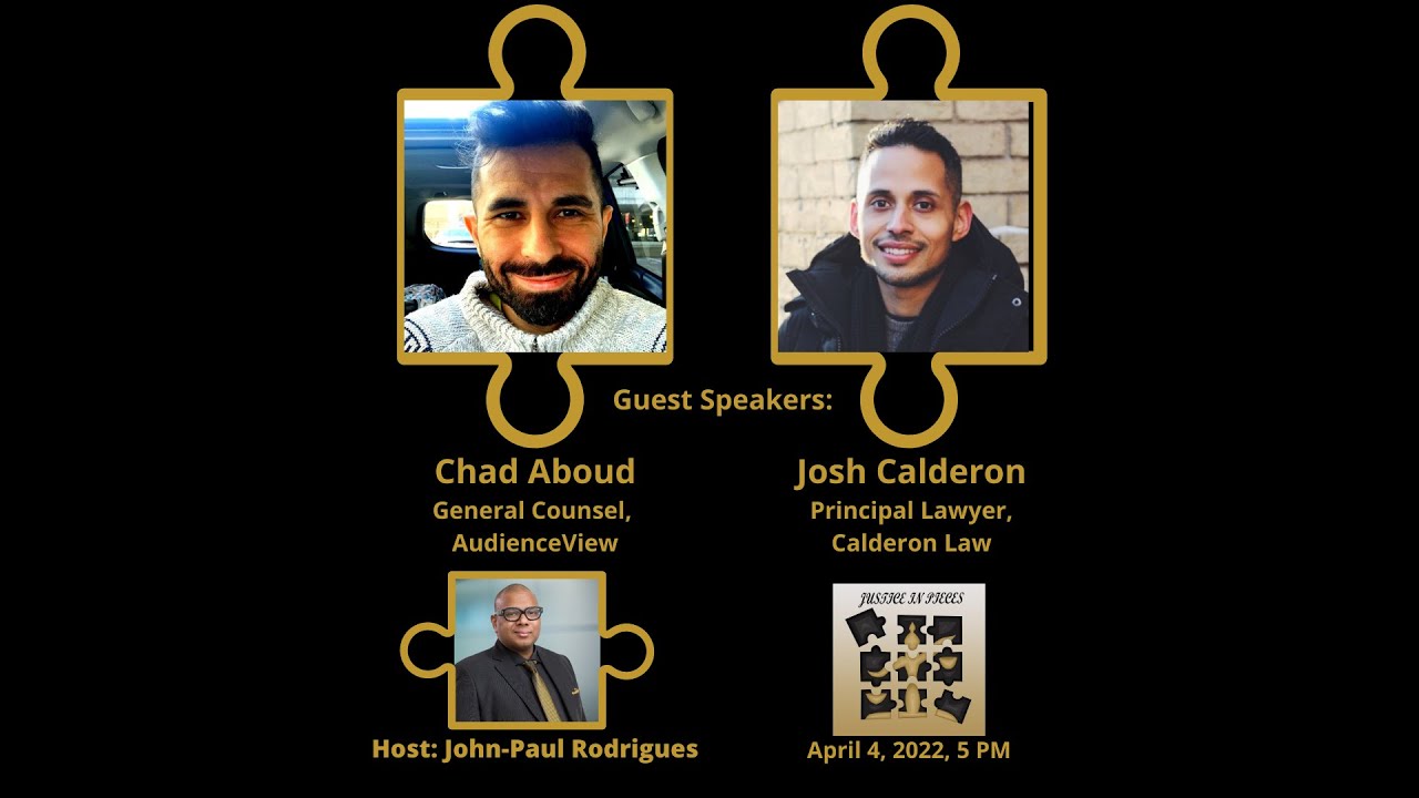 Justice in Pieces Guest Speaker Series: Chad Aboud & Josh Calderon ...