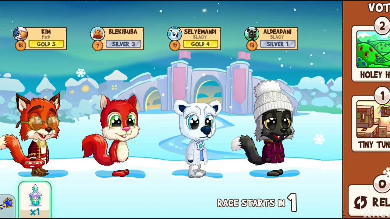 Fun Run 3 #2 The black fox and the cute polar bear - YouTube