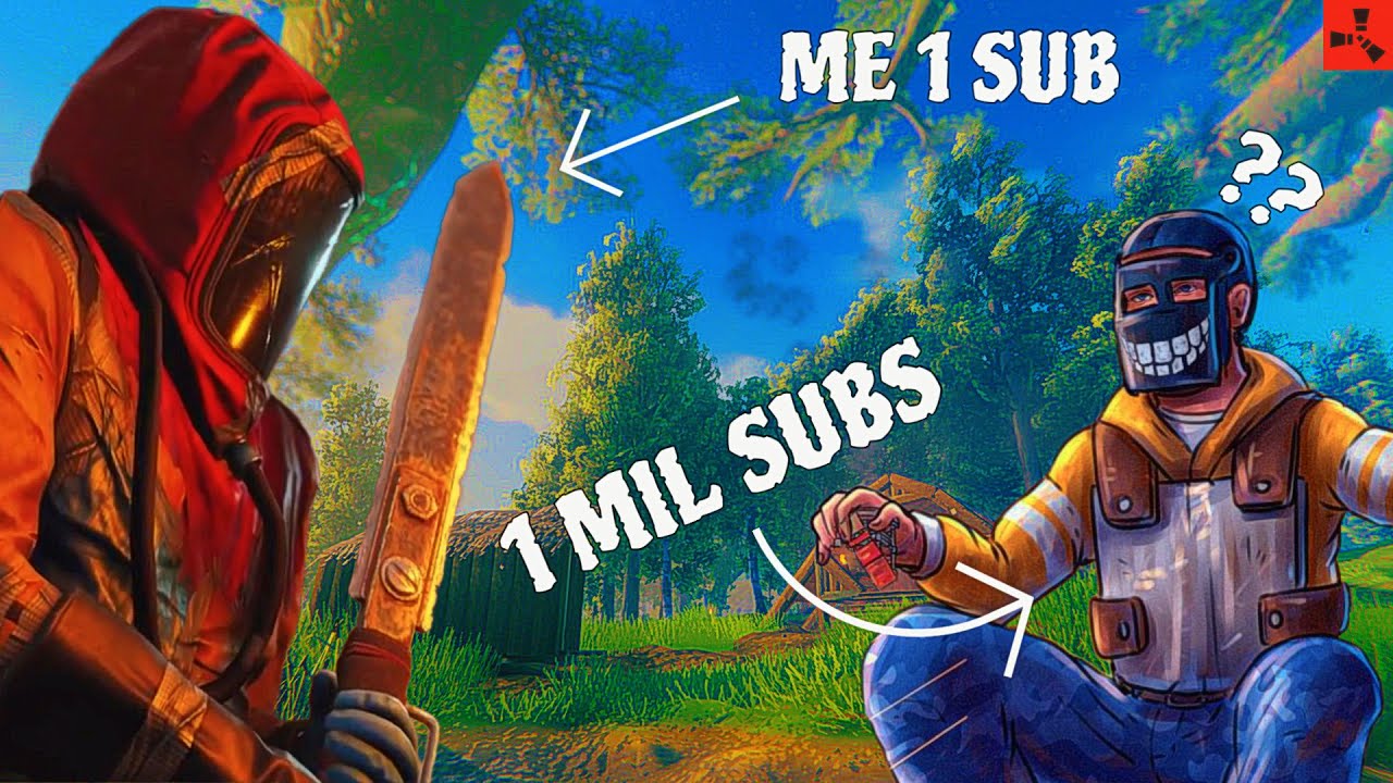 Official Rust, but I hired a Famous Gamer to Carry me… - YouTube