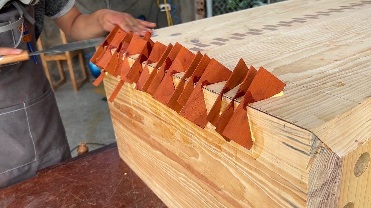 Amazing Techniques Woodworking Skills Ingenious // Build A Sturdy And ...