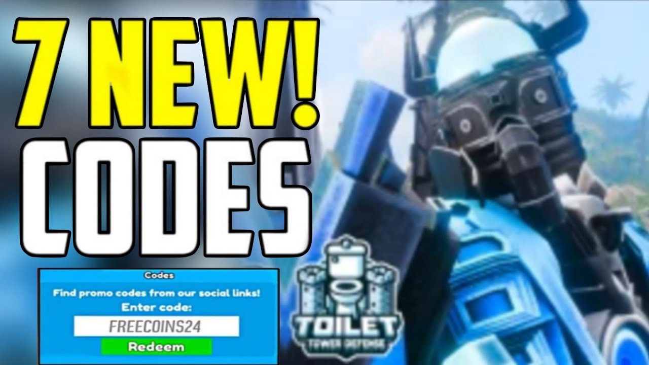 *NEW* ALL WORKING CODES FOR TOILET TOWER DEFENSE IN 2024! ROBLOX TOILET ...