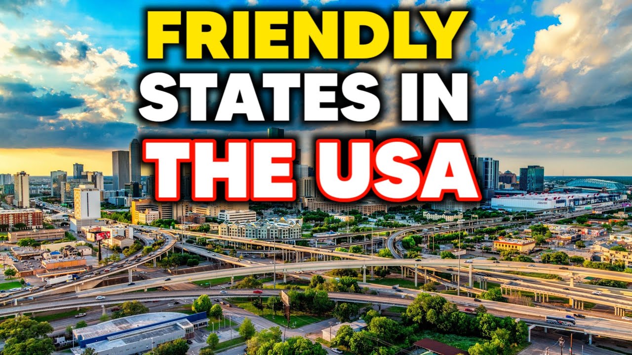 10 Most Friendliest States in the USA - YouTube