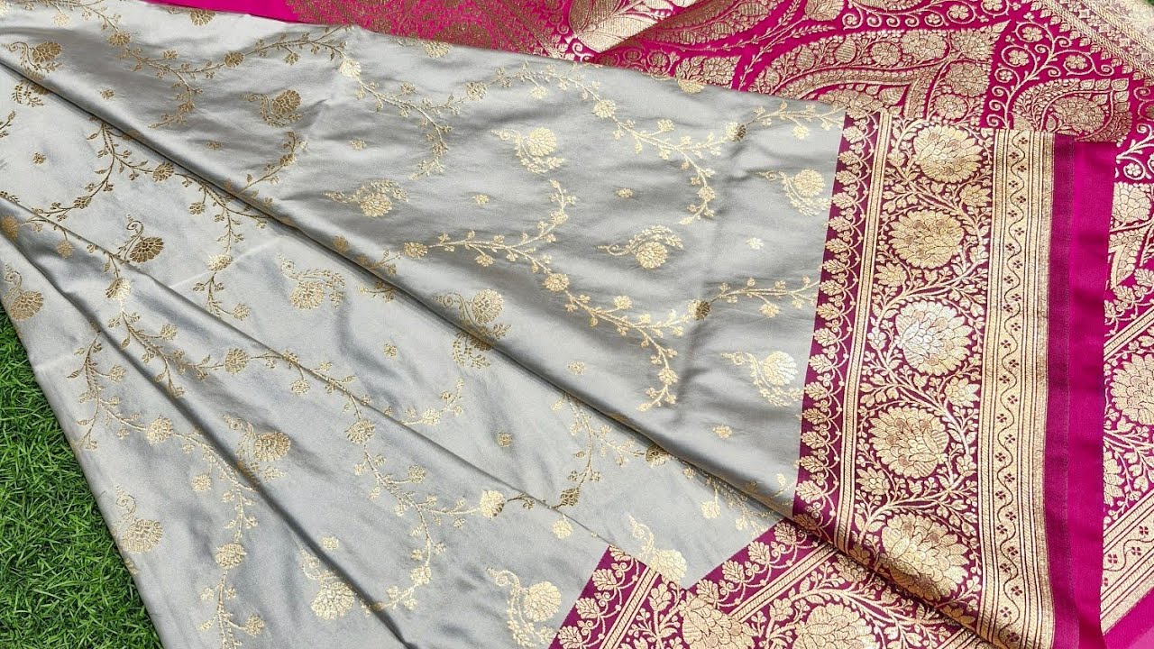 H-09 || Koriyal Benarsi Sarees || Hanuveer Creation || Barabazar ...