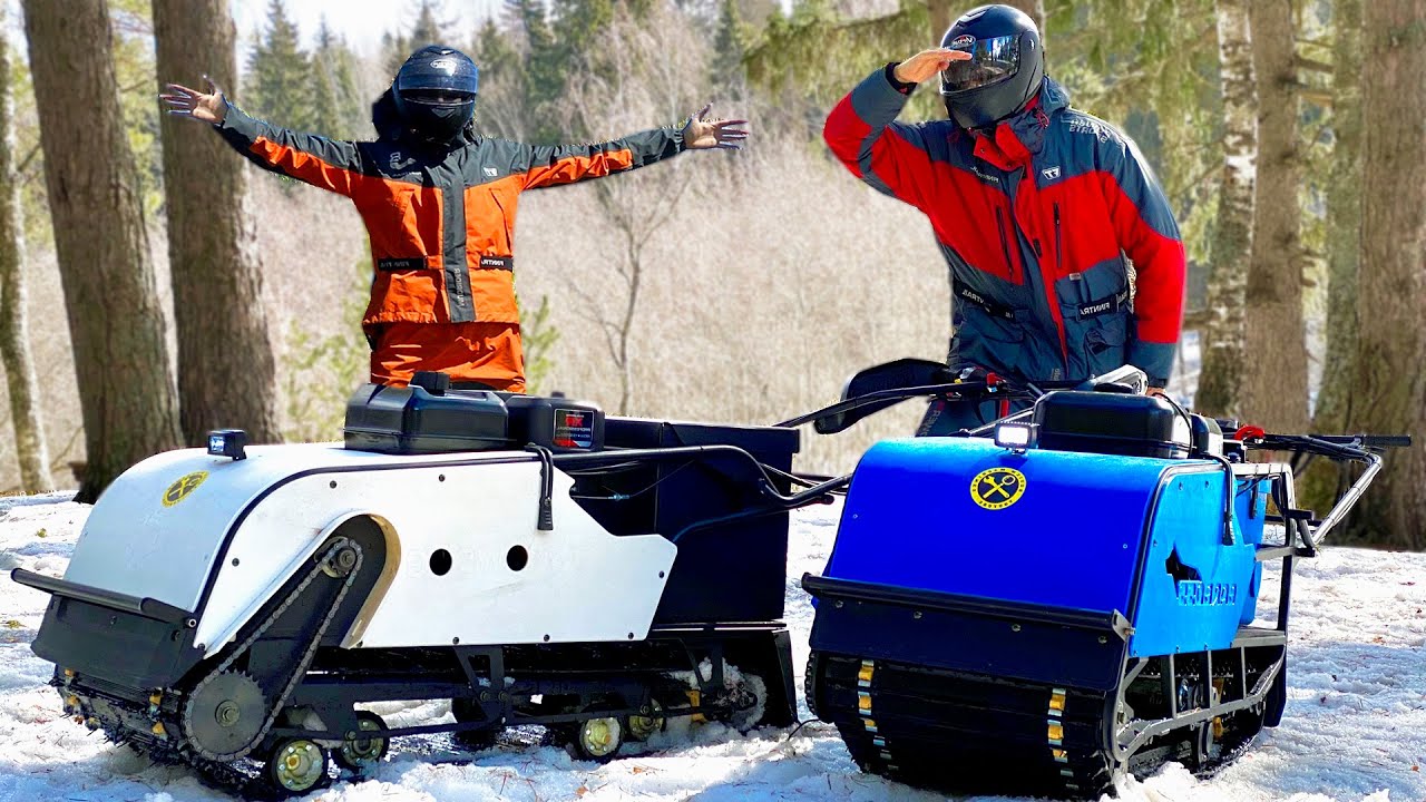 Newest motorsleds Baltmotors Snowdog and Barboss 2022! Cheapest sleds ...
