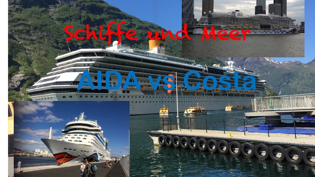 AIDA / Costa | Vergleich der Kreuzfahrtreedereien - YouTube