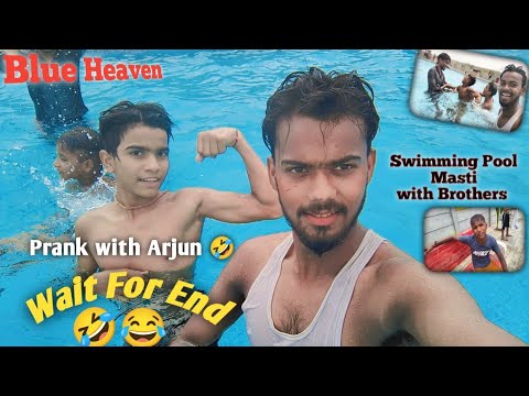 SWIMMING Pool Masti With brothers in Summer June Month,||Prank with ...