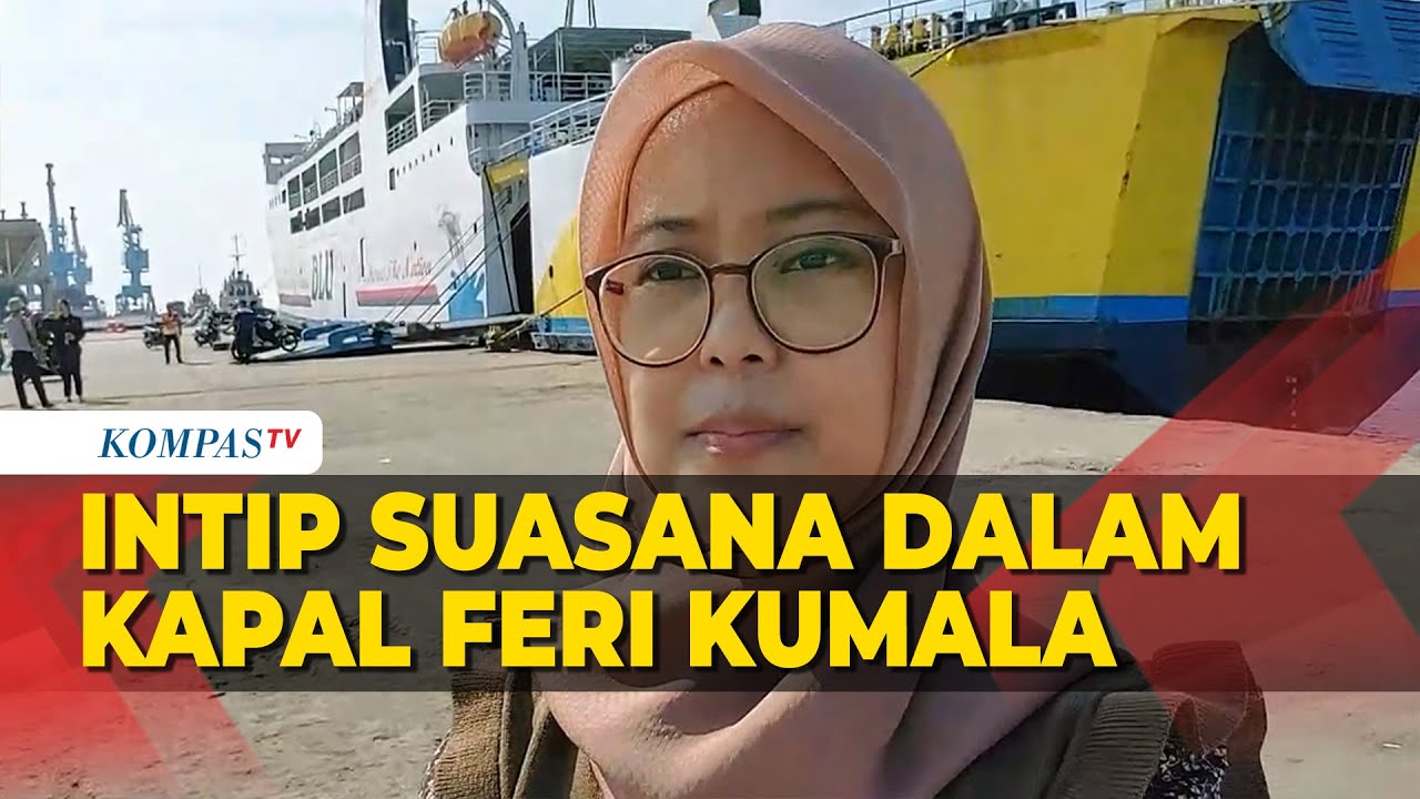 Vlog! Intip Suasana Pemudik dalam Kapal Feri Kumala di Pelabuhan Ciwandan | 21 April 2023 - YouTube