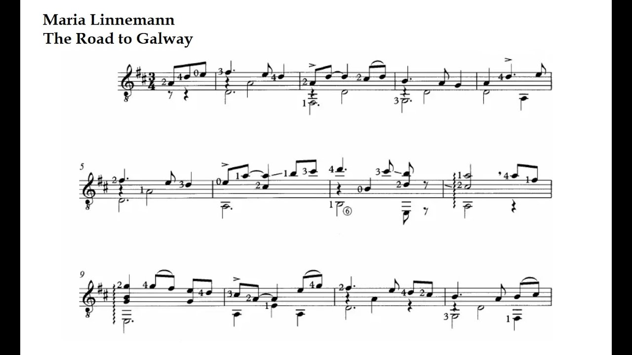 Maria Linnemann. The Road to Galway - YouTube