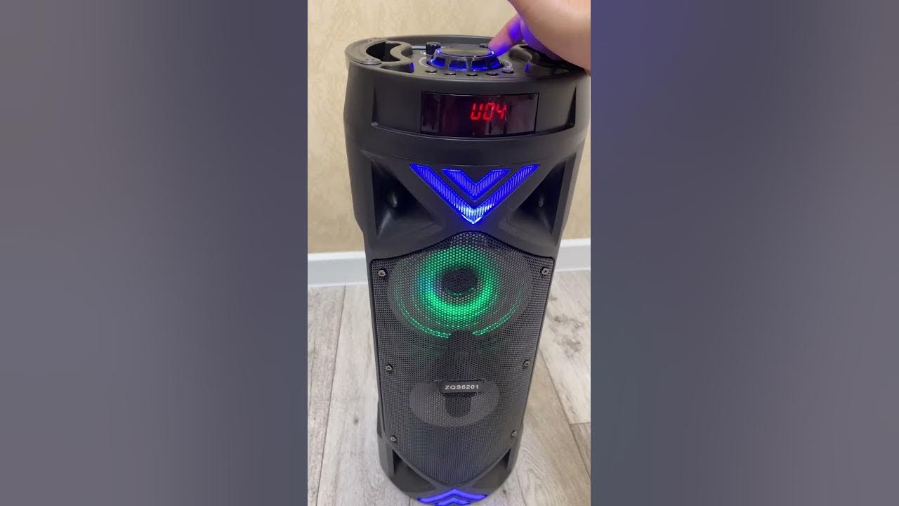 Портативная колонка BT Speaker 6201 - YouTube