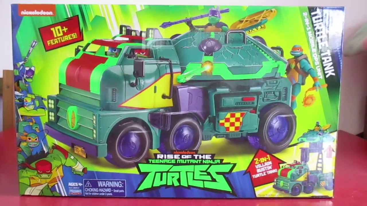Rise of the TMNT turtle tank overview/review - YouTube