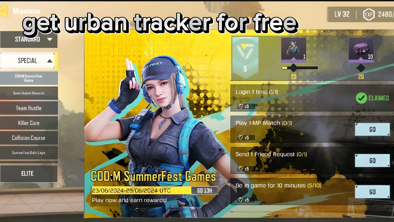 codm: get urban tracker skin and 10 strongbox for free now😱😱 - YouTube