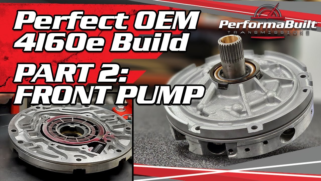 OEM 4L60E Build Series Pt. 2: Front Pump - YouTube
