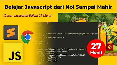 Belajar Javascript Dari Nol Sampai Mahir - YouTube