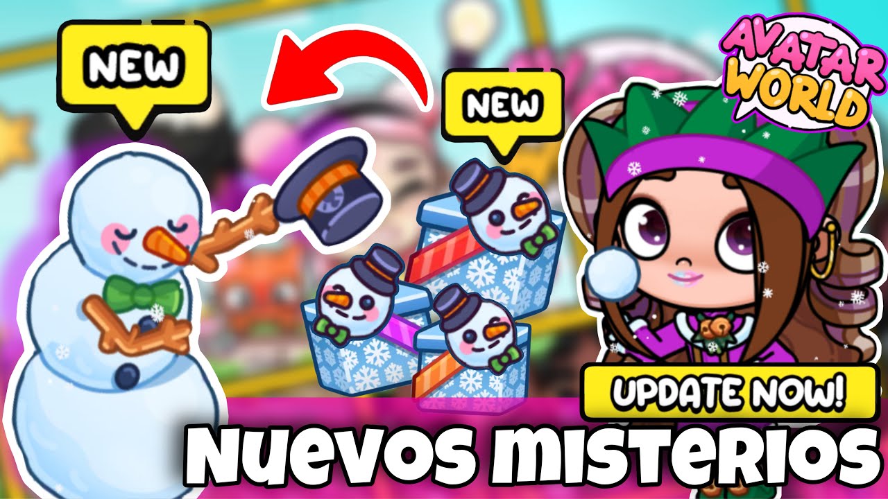 COMO TENER EL NUEVO MUÑECO DE NIEVE Y NUEVOS MISTERIOS de Avatar World ...