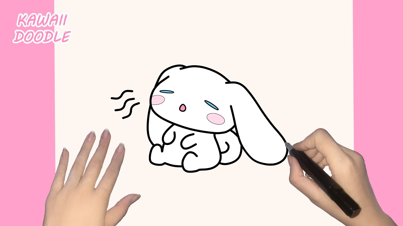 🌸HOW TO DRAW CUTE CINNAMOROLL ☁️ ~ STEP BY STEP ~ KAWAII DOODLE - YouTube