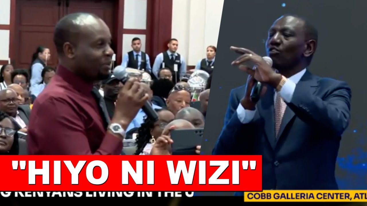 DRAMA!! Listen to what this man told Ruto face to face in America ...