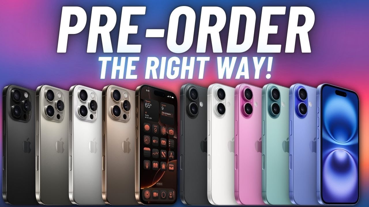 How to PRE-ORDER the iPhone 16 Pro the RIGHT WAY! WATCH THIS FIRST ...