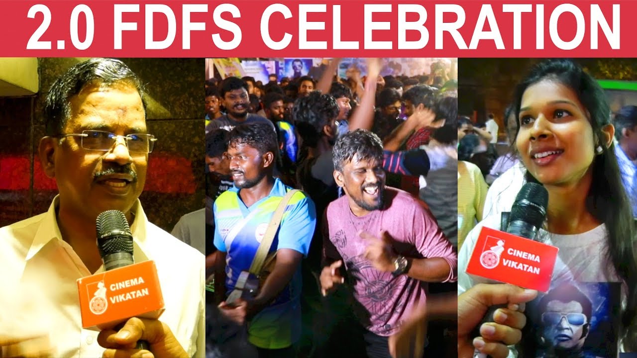 தியேட்டர்களை அதிரவைத்த ரஜினி ரசிகர்கள்..! | 2.0 FDFS Celebration - YouTube
