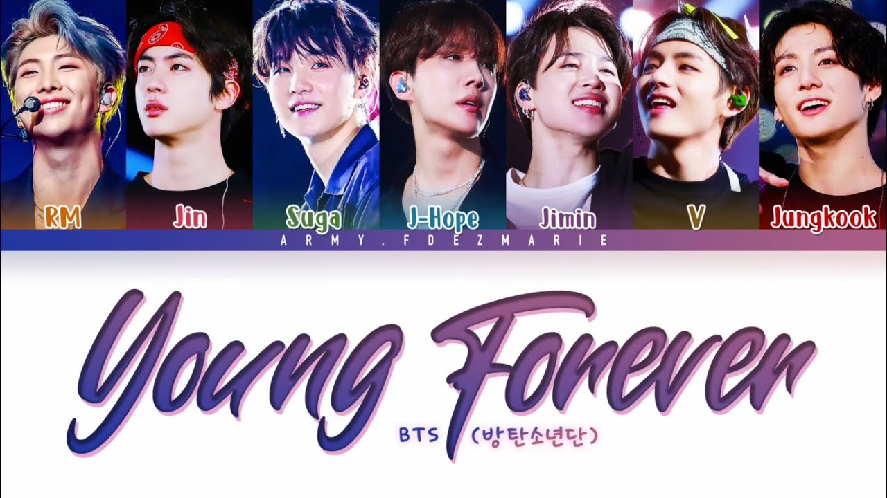 Bts Epilogue Young Forever 방탄소년단 Young Forever [color Coded