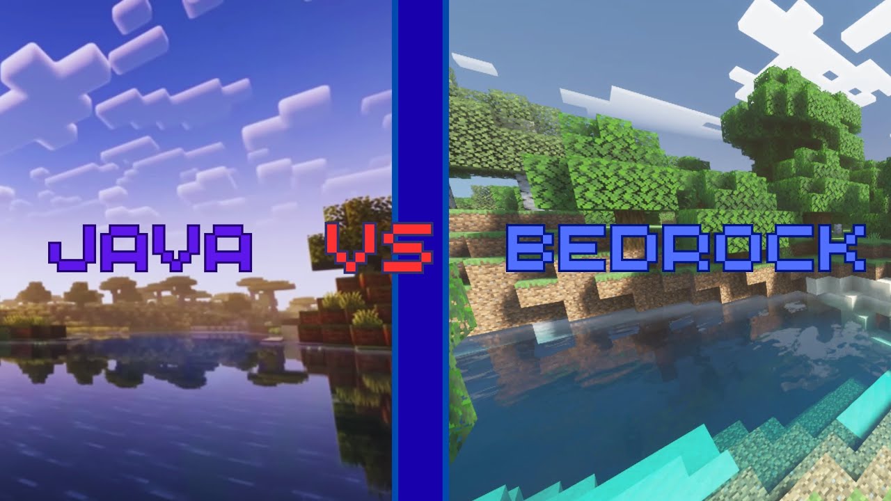 Java vs Bedrock 😱🔥 Minecraft – Ich habe ALLES getestet! 🤯🧱 - YouTube