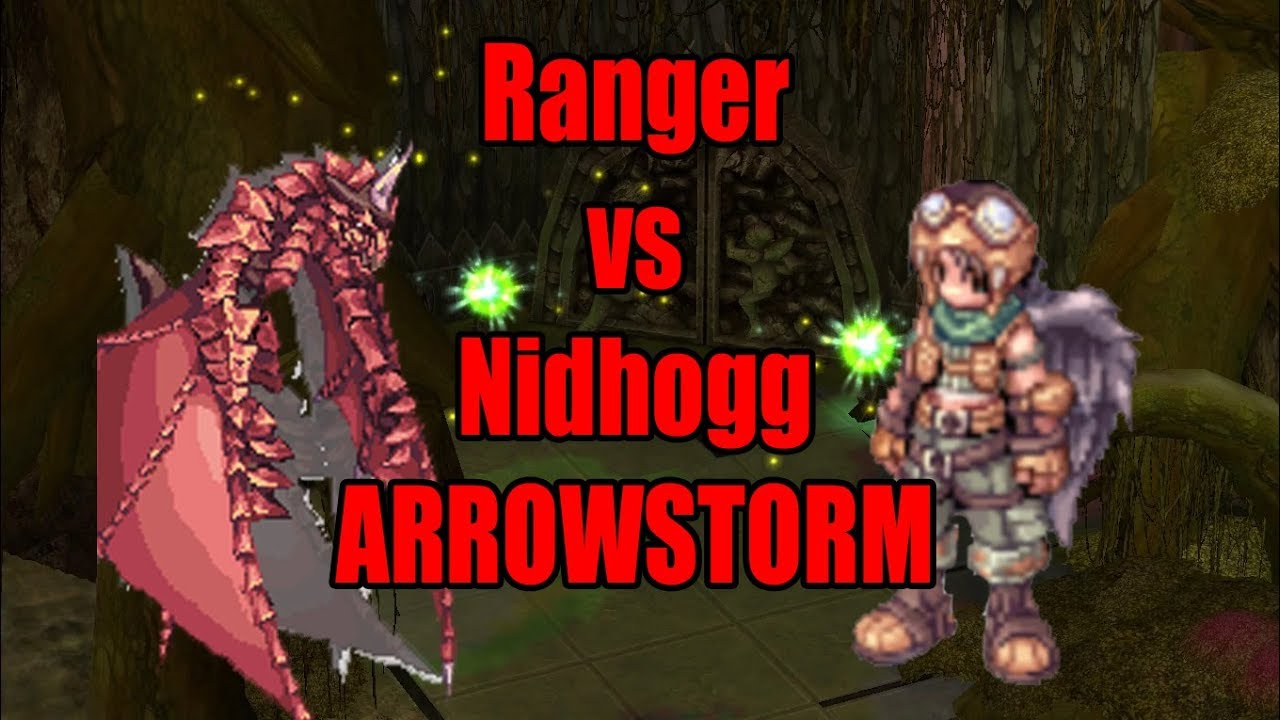 Ragnarok: Ranger 132 vs nidhogg (Arrowstorm mode) | iRO~Chaos - YouTube