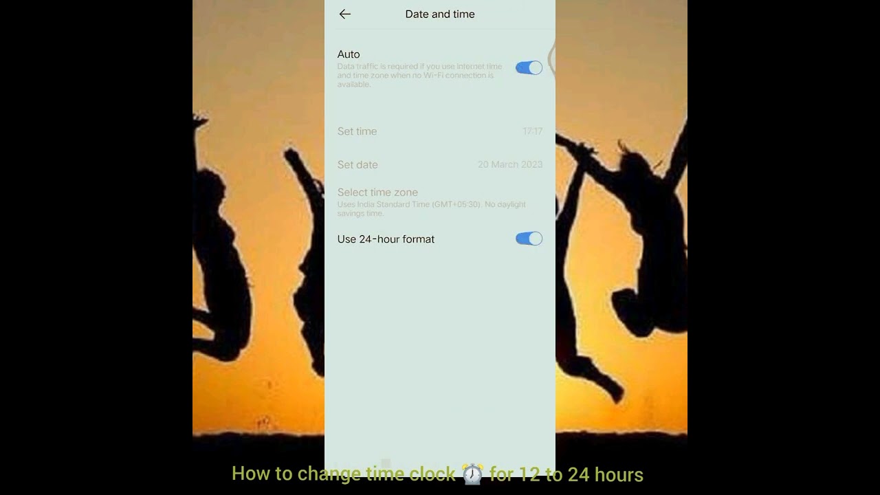How To Change Time Clock 12 To 24 Hour technical problem solve How To Change Time Clock 12 To 24 Hour technical problem solve