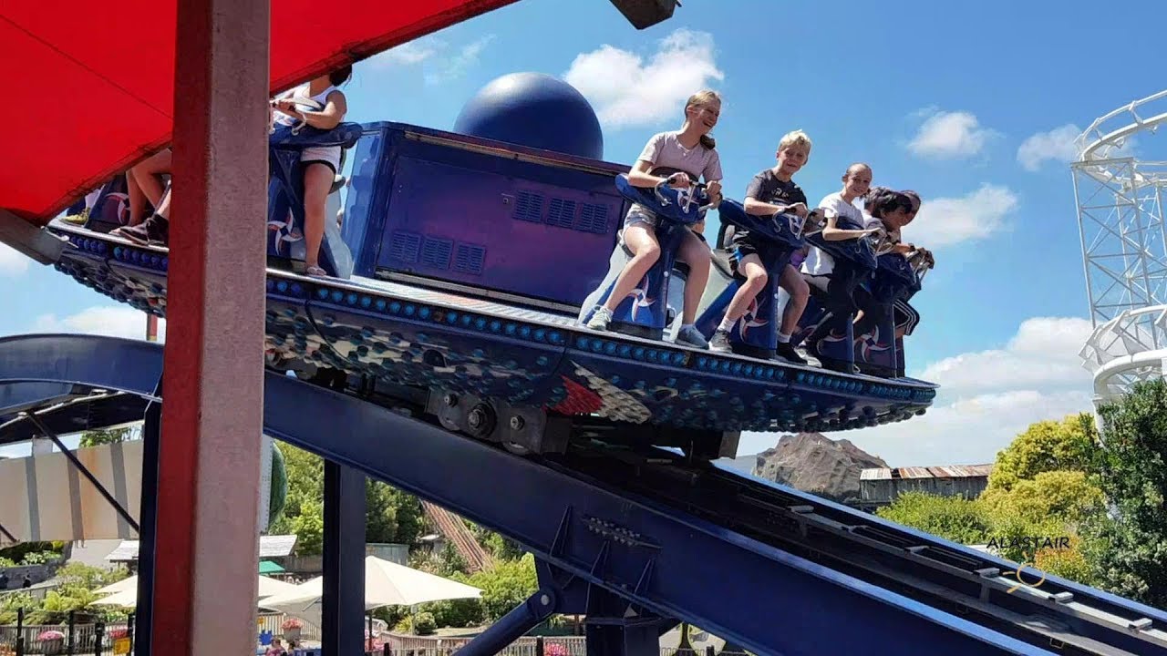 Rainbows End, Invader ride 9/1/2018 - YouTube