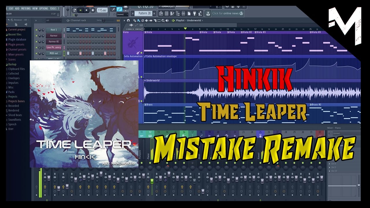 Fl Studio | Hinkik - Time Leaper | Remake - YouTube