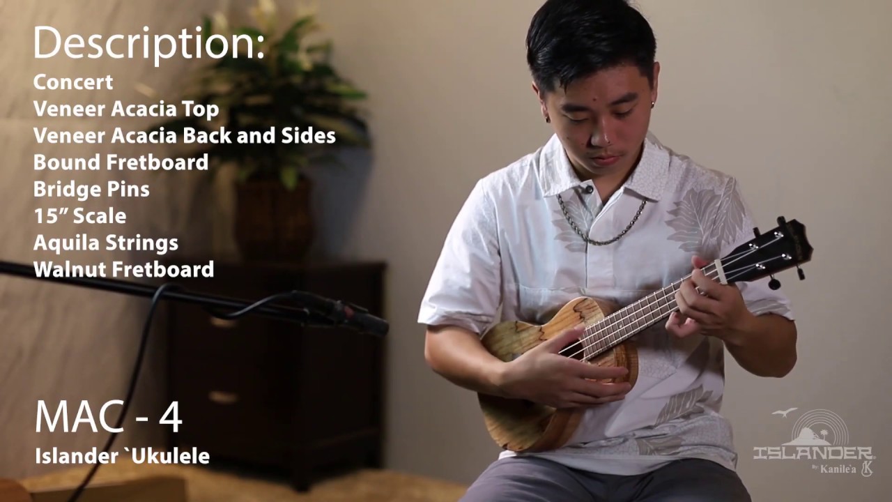 Islander MAC-4 Ukulele Sound Sample - YouTube