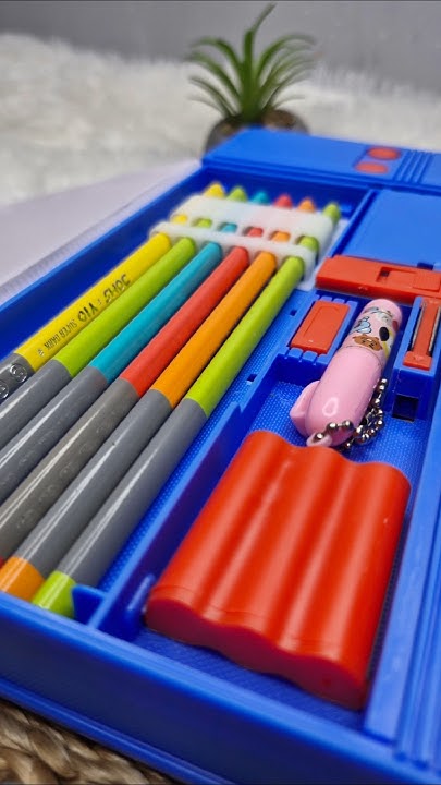 Filling My Pencil Box with Colourful Stationery 🏳️‍🌈#stationery #school ...
