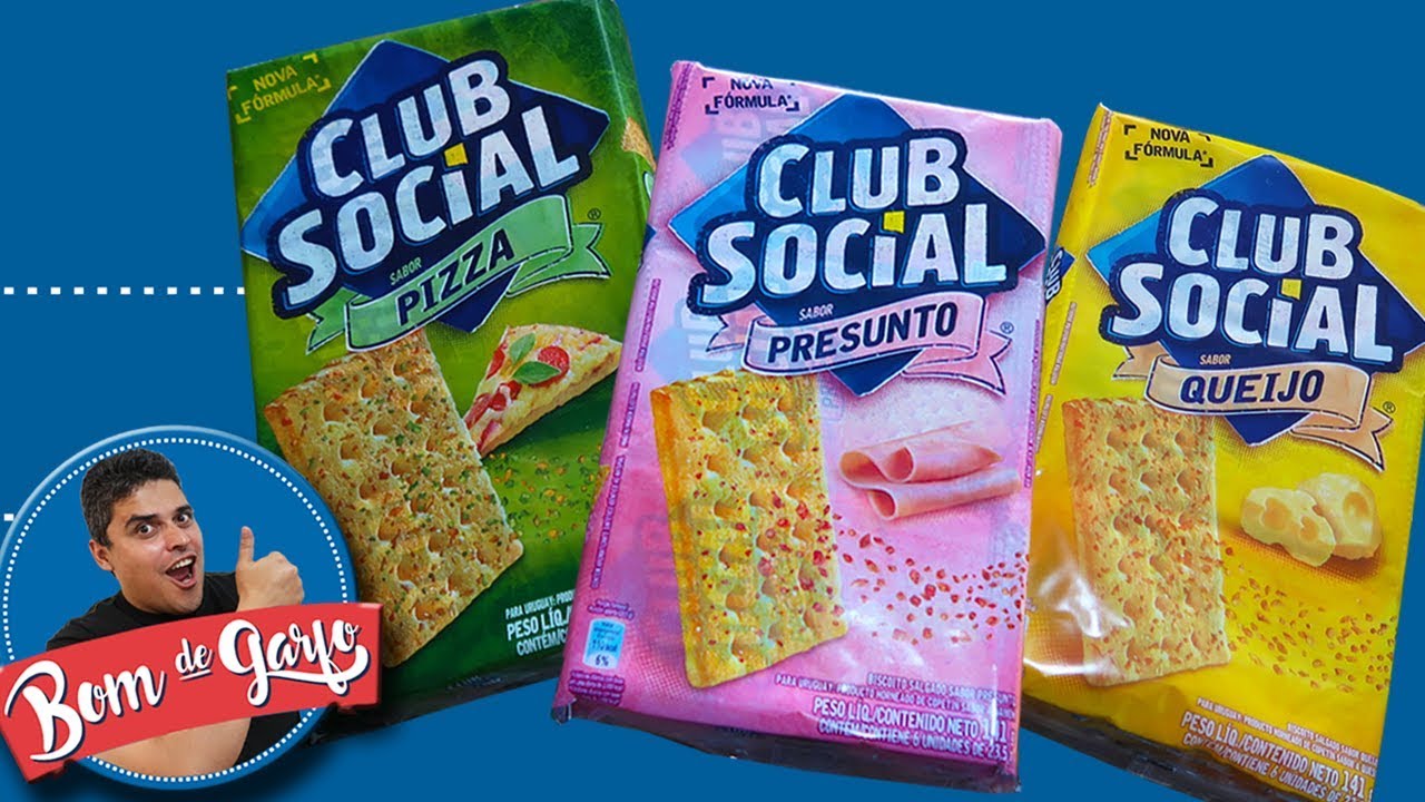 Nova CLUB SOCIAL com Pedacinhos de Ingredientes - Sabores Pizza ...