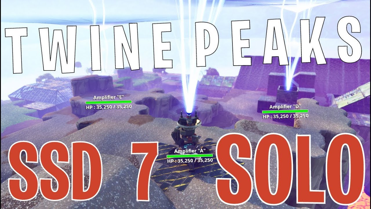 TWINE PEAKS Storm Shield Defense 7 SOLO | Fortnite Save The World ...