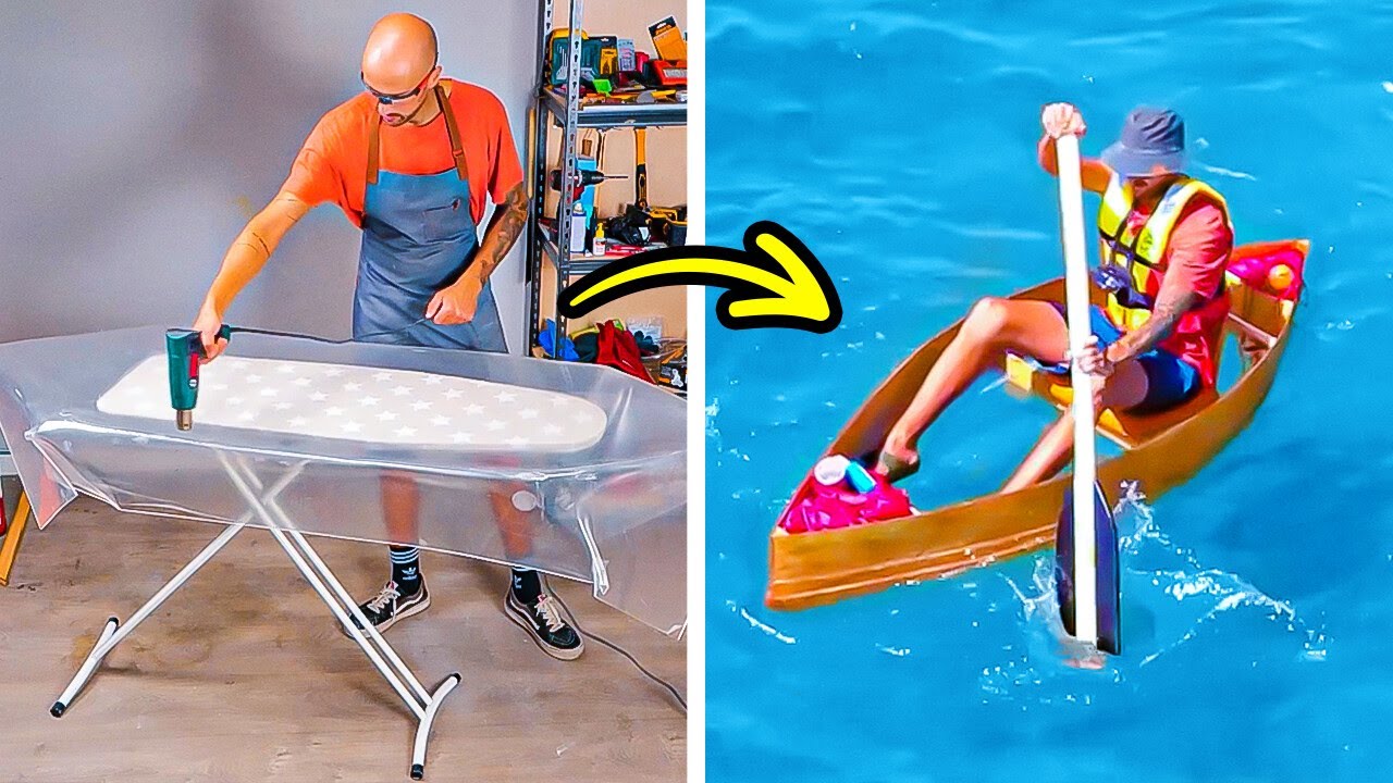 Amazing DIY Homemade Transparent Canoe - YouTube